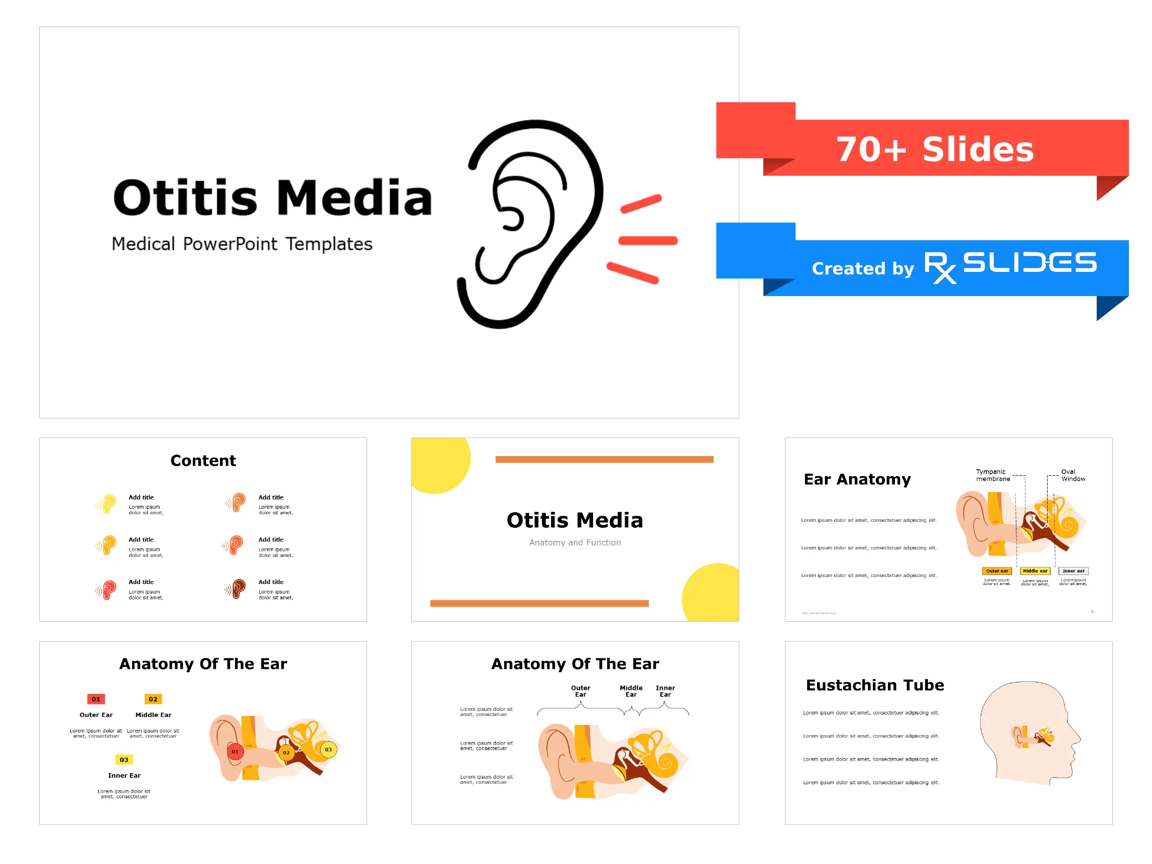 Download Otitis Media PowerPoint Template| RxSlides